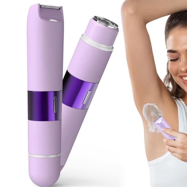 MAGIC หัวคู่ ใบมีดโกนไฟฟ้า ชาร์จผ่าน USB ได้ ไร้สาย ที่โกนหนวดผู้หญิง 2 ...