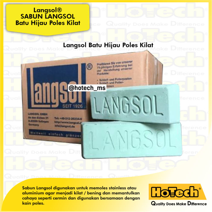 Langsol | Batu Hijau Poles Stainless Steel | Batu Poles Ijo Langsol ...