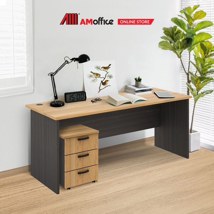 AM Office MP Series Writing Table c/w Mobile Pedestal Set | Lazada