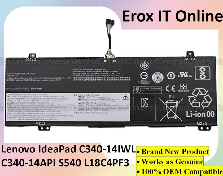 Lenovo IdeaPad C340 C340-14IWL C340-14API S540 Series 5B10W67417 ...
