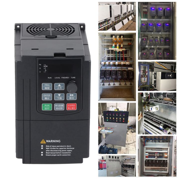 Motor Inverter Controller Variable Frequency Drive 3 Phase 380V Input ...