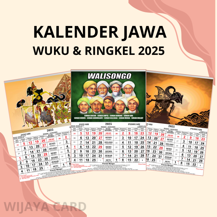 kalender jawa wuku dan ringkel 2025 / 2026 murah lengkap jawa | Lazada ...