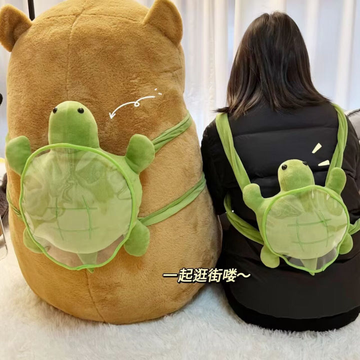 JOJO CASTLE Giant Size Capybara Plush Toy Stuffed Animals Super Soft ...