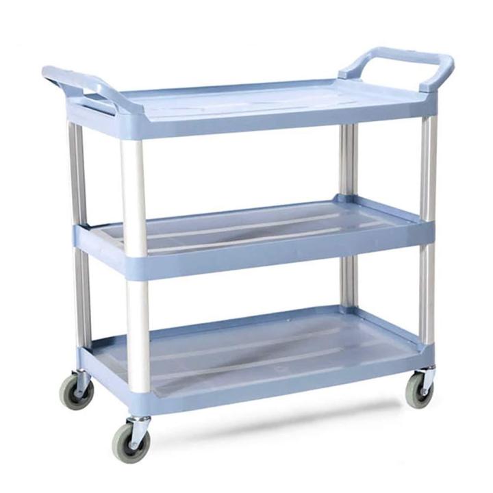 Plastic 3-Tier Utility Cart / Serving Trolley - Self Assemble - Small ...