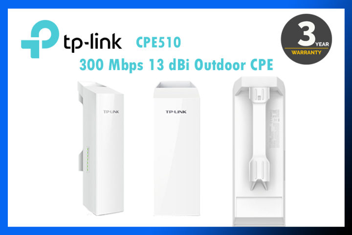TP-LINK CPE510 ตัวกระจายสัญญาณ WIFI 5GHz ระยะไกลแบบ Outdoor | Lazada.co.th