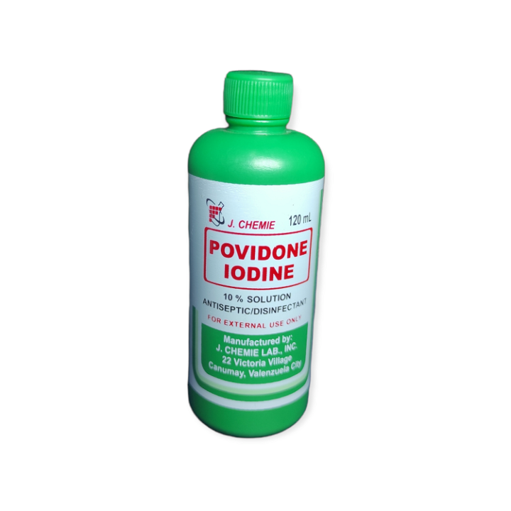 POVIDONE IODINE 10% solution Antiseptic/Disinfectant 120mL | Lazada PH