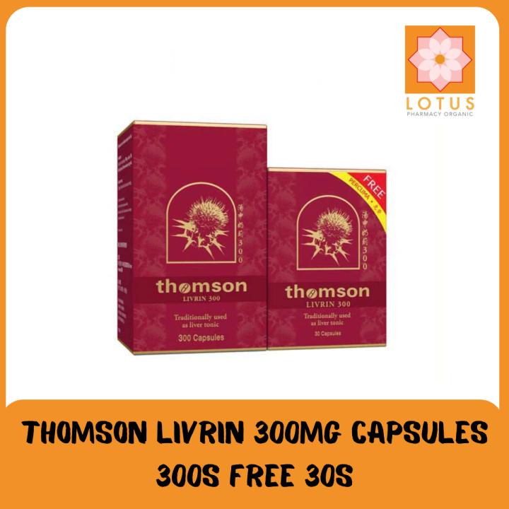 LOTUS PHARMACY - THOMSON LIVRIN 300MG CAPSULES 300S FREE 30S [[Expired ...