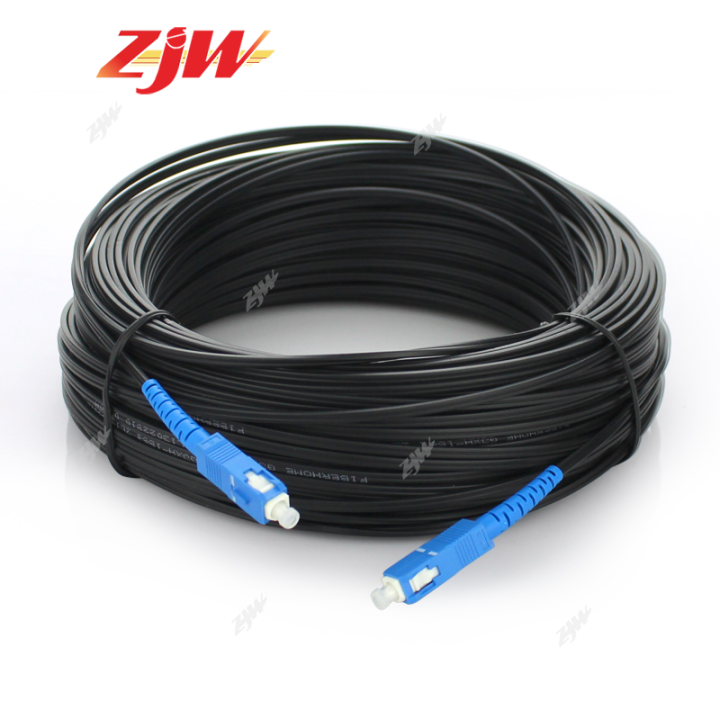 ZJW 20M/30M 1 Core FTTH Fiber Optic Single Mode with SC/UPC connector ...