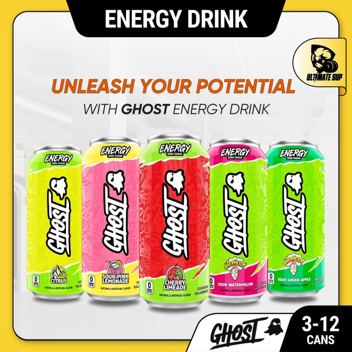 GHOST Energy Drink, 200mg of Caffeine, Enhance Endurance, Boost Energy ...