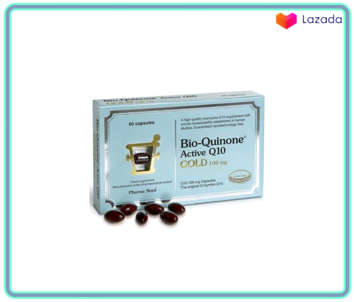 Pharma Nord Bio Quinone Q10 100 mg ฟาร์มา นอร์ด ไบโอ ควิโนน คิวเท็น [90 ...