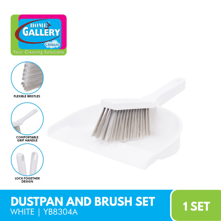 Home Gallery Dustpan & Brush Set Carpet Sofa Car Bedroom Brush Sweeper ...