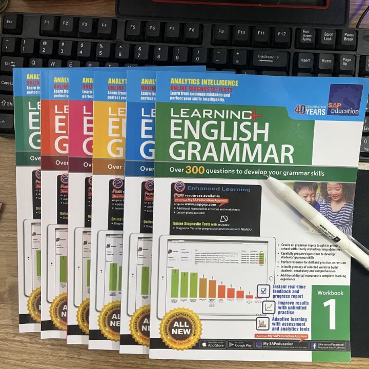 Learning English Singapore's Vocabulary Grammar Book 1-6 Grade SAP ...