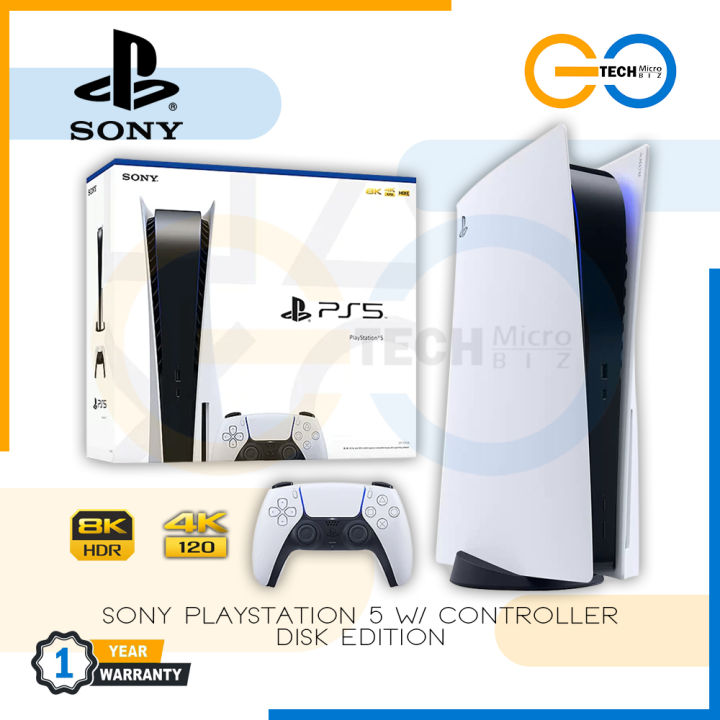 Sony PS5 Playstation 5 w/ Controller Disk Edition Gaming Console | Lazada PH