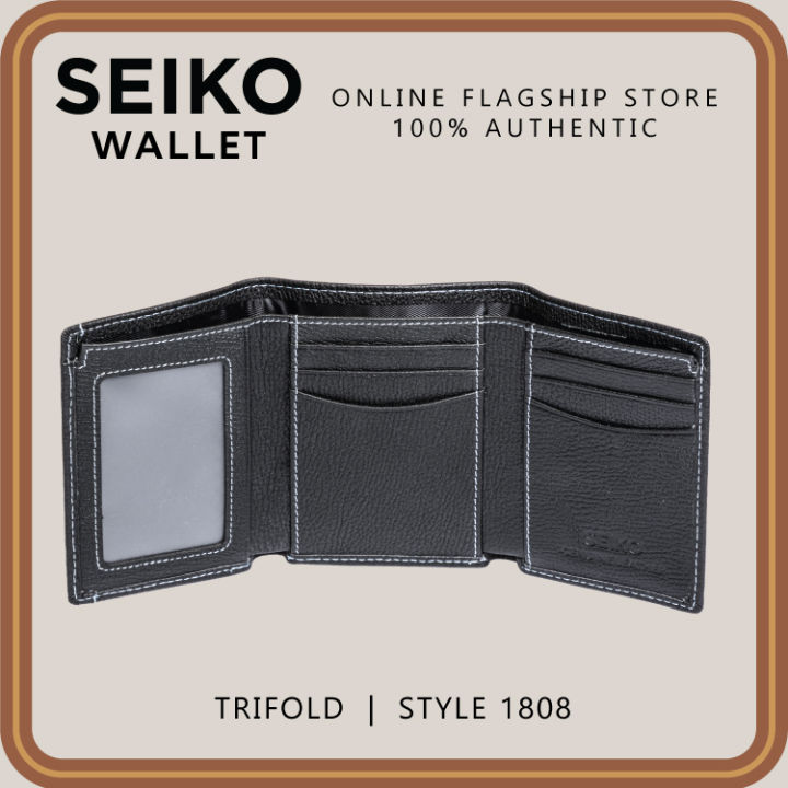 Seiko Wallet - Genuine Leather Trifold - 1808 | Lazada PH