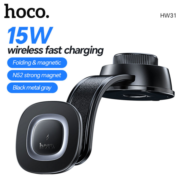 Hoco hw31 chính hãng 100% magfase sạc nhanh không dây 15W giữ xe trong ...