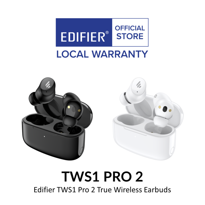 Edifier TWS1 Pro 2 True Wireless Earbuds Black | Lazada Singapore