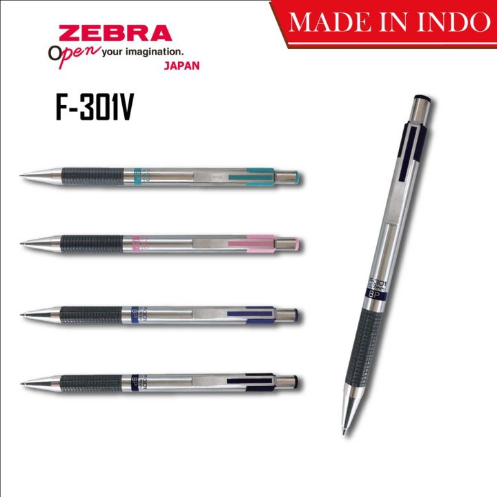 Viết Bi Bấm F301V 0.7mm Zebra - Nhật [Chính Hãng] - mực xanh | Lazada.vn
