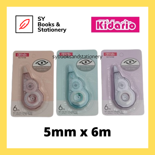 Kidario Correction Tape 5mm x 6m - 1 piece | Lazada