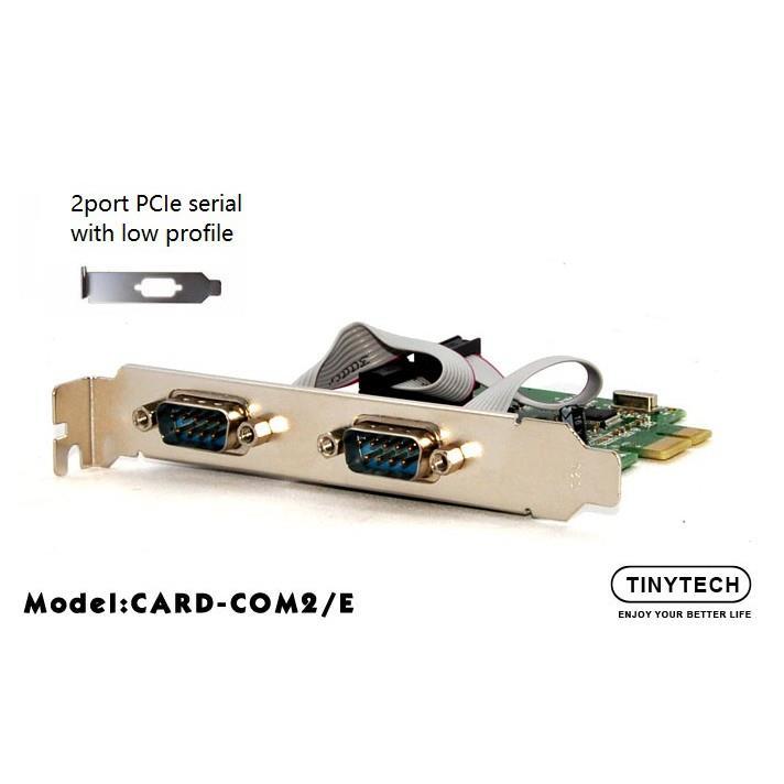 Tinytech High Quality PCIe 2port Serial card | Lazada