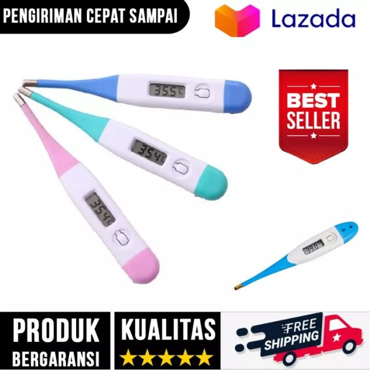 Termometer Air Raksa / Digital Termometer Badan / Termometer Tubuh ...