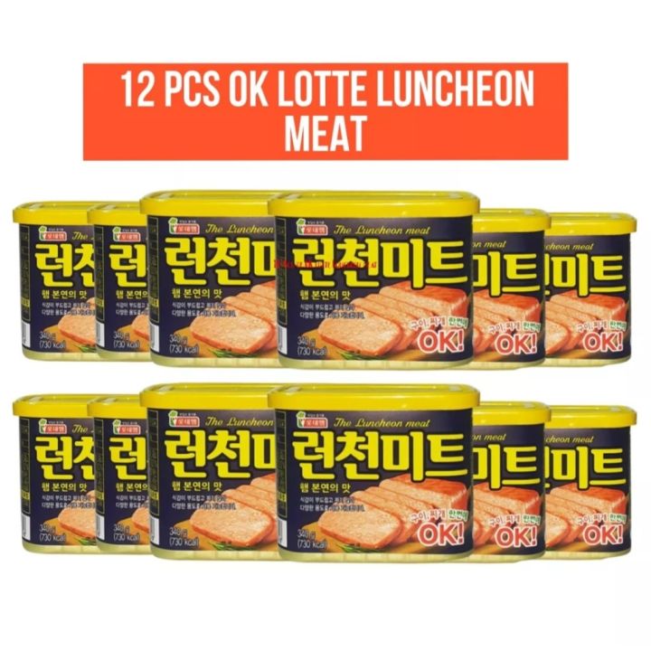 KOREAN LUNCHEON MEAT (HANSUNG & LOTTE) 340G *12PCS* | Lazada PH