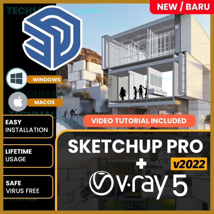 SketchUp Pro 2022 FREE Vray | LayOut | Style Builder Latest Lifetime ...