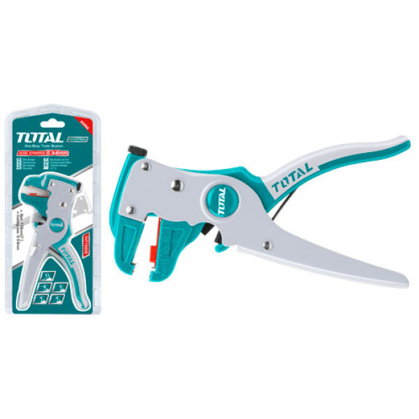 Total คีมปอกสายไฟ อัตโนมัติ7" รุ่น THT15606 ( Wire Stripper ) ของแท้100 ...