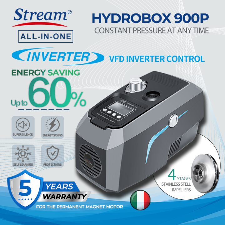 Stream HYDROBOX 900P Intelligent Inverter Power Water Pump Booster ...