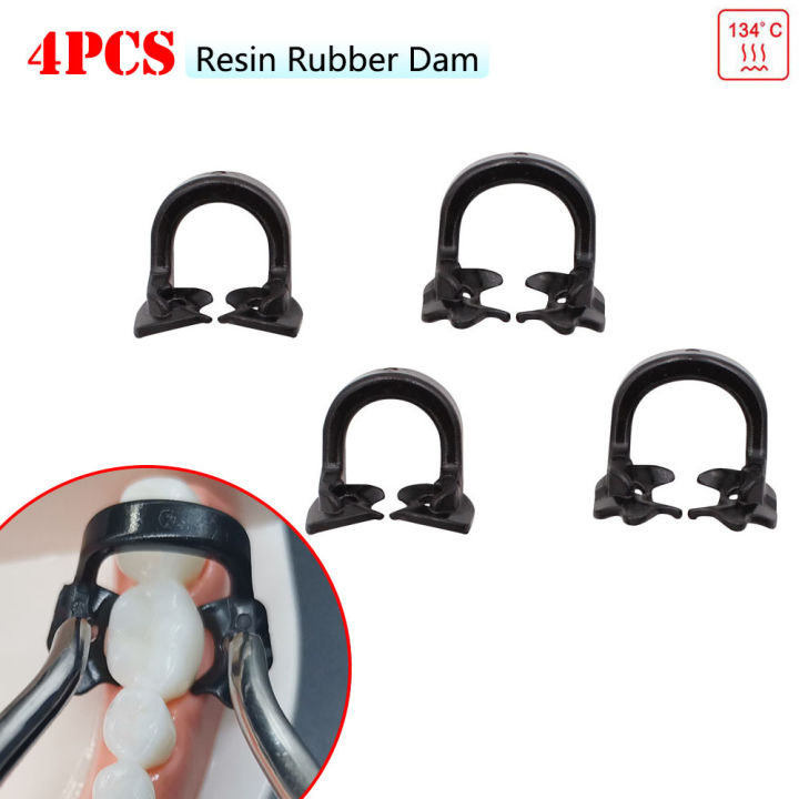 Dental Resin Rubber Dam Holder Dental Dam Clamp Clip Whitening Oral ...