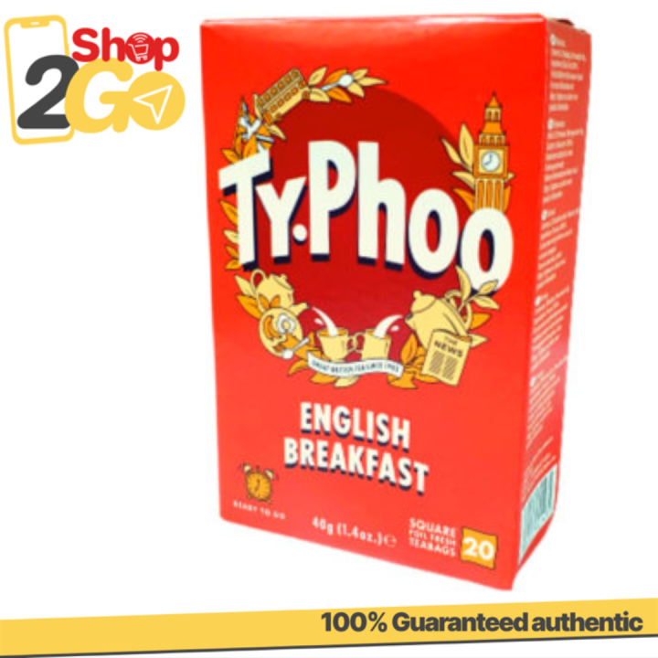 Typhoo English Breakfast Black Tea 20 sachets | Lazada PH
