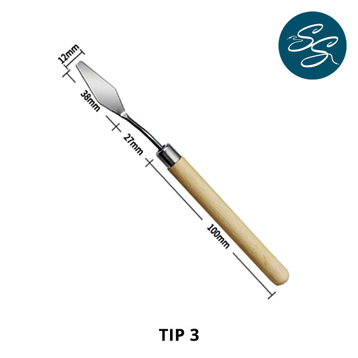 Mini Scraper - Spatula Kecil Pengoles Dempul / leather Filler dan Lem ...