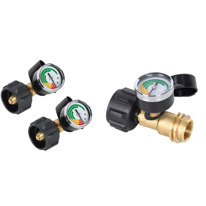 N7(IMEU) Propane Tank Gauge with POL Connection 5-100 LB Pressure Valve ...