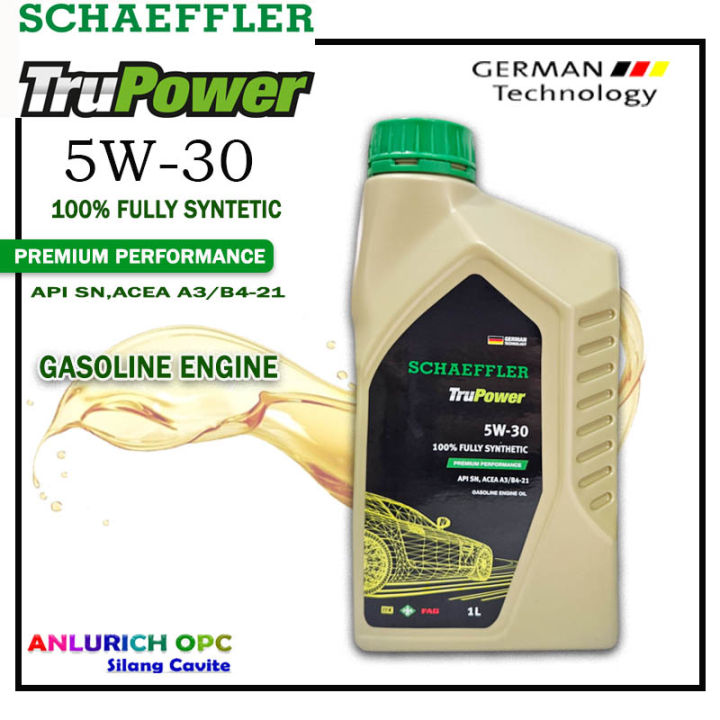 SCHAEFFLER TRUPOWER ENGINE OIL 5W-30 100% FULLY SYNTHETIC OIL GERMAN ...