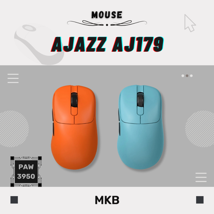 [READY STOCK] Ajazz AJ179 Series Pro / Apex Wireless Gaming Mouse Dual ...