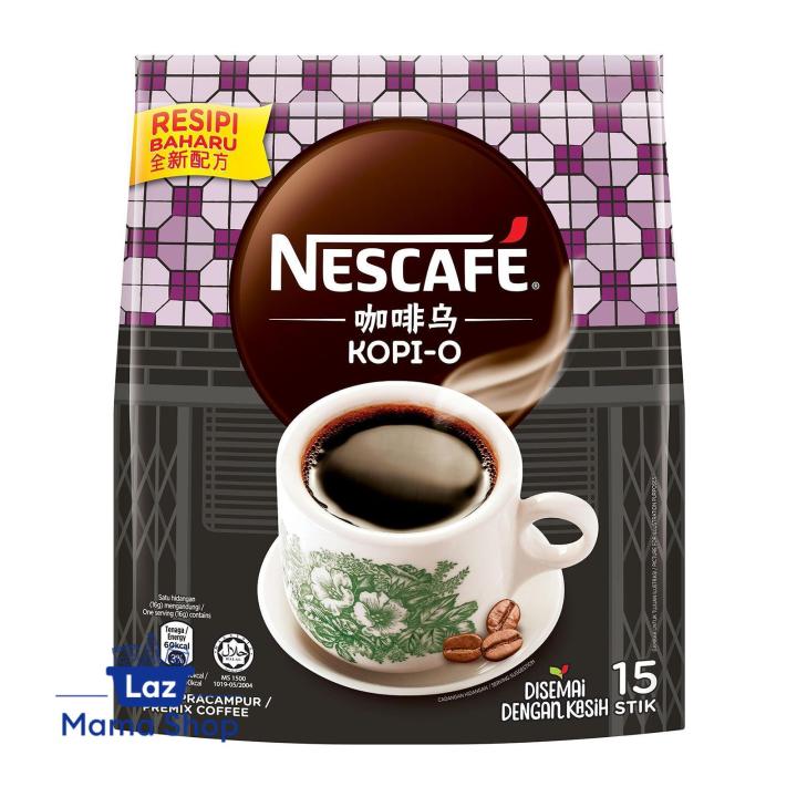 Nescafe Kopi-O Instant Coffee - 15 Sachets (Laz Mama Shop) | Lazada ...