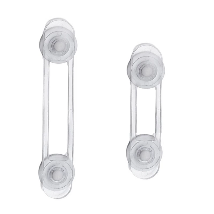 Invisible Child Safety Cabinet Lock Adjustable Length Transparent PVC ...