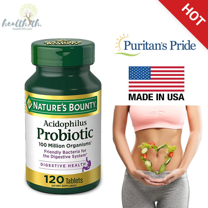 nature's bounty acidophilus probiotic 120 tablets. | Lazada.co.th