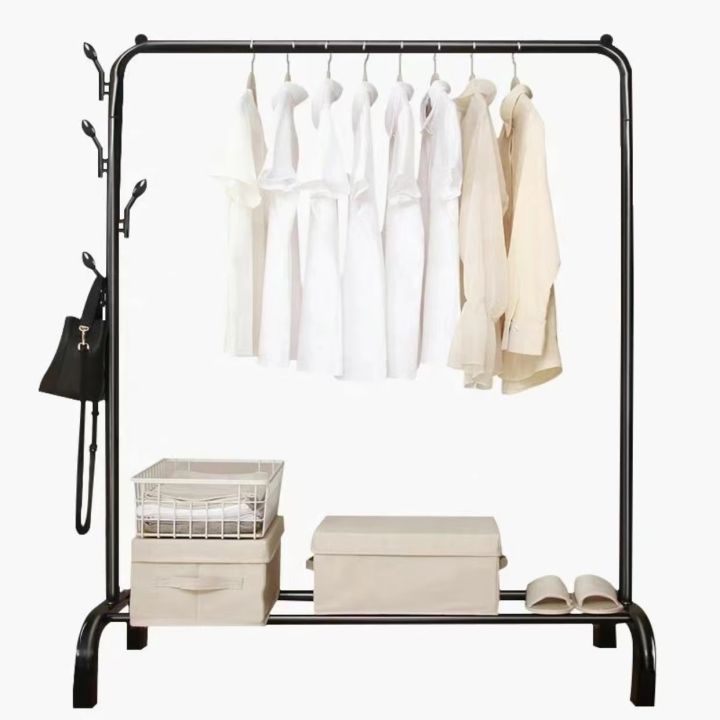 Aluminum Single Pole Clothes Rack with Hook - Drying Accessory | Lazada PH