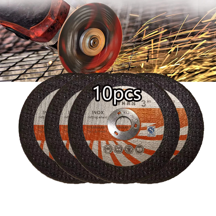 10pcs 3Inch Cutting Disc For Cutting Wood Stone Steel Angle Grinder ...