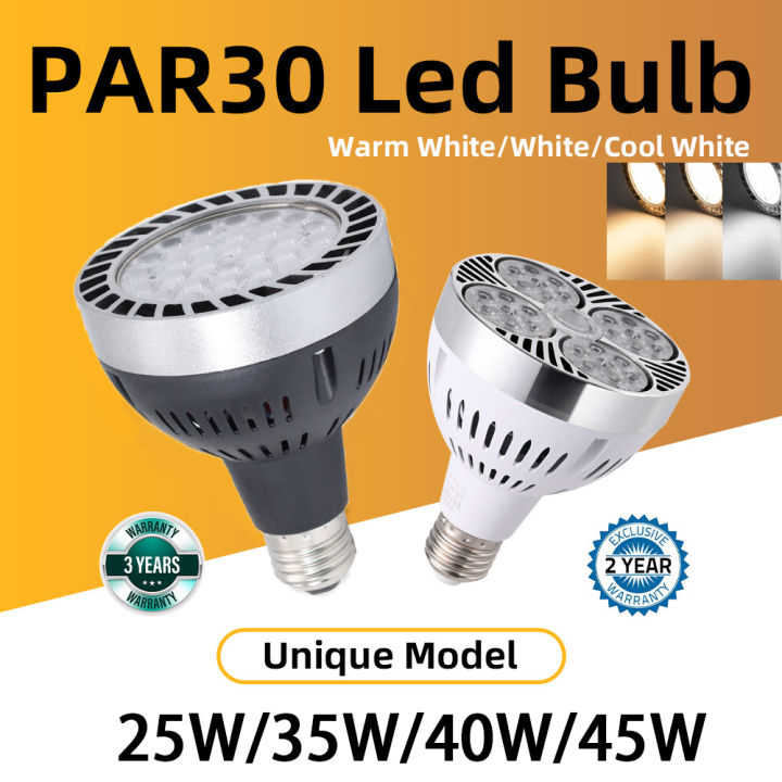 PAR30 LED Light 25W 30W 35W 40W PAR30 Bulb E27 Track Light LED Bulb Bright Market LED Spotlight ...