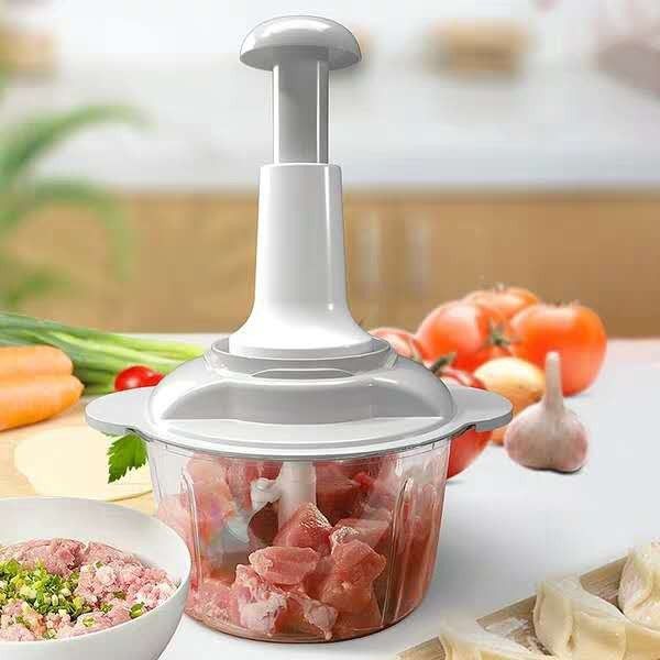🇲🇾🐸 Kitchen Garlic Press Vegetable Garlic Onion Pressing Chopper Dicer ...