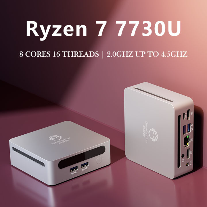 GenMachine Mini PC Ren7000 Ryzen 7 7730U Windows 11 DDR4 3200MHz RAM M ...