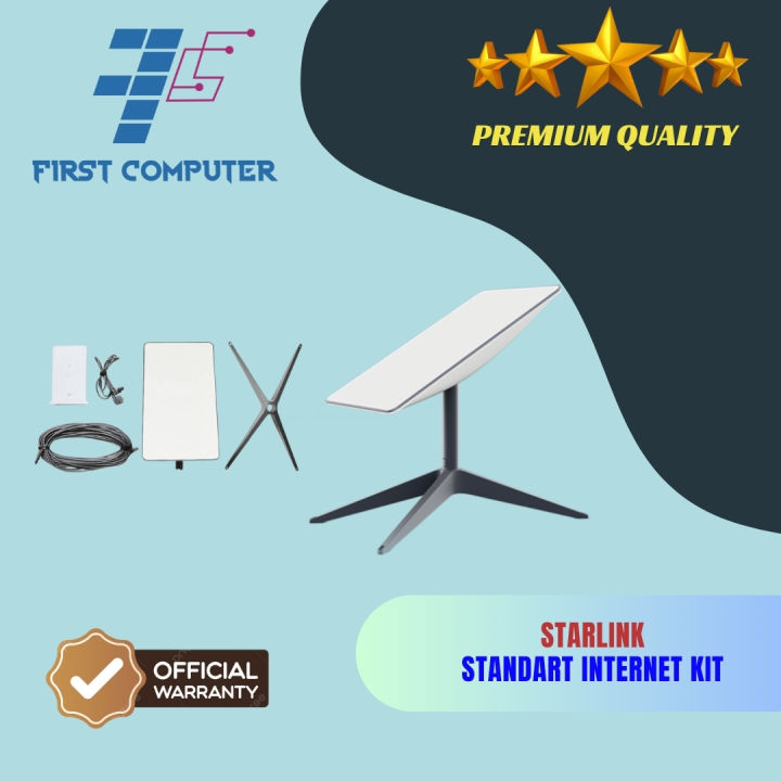 STARLINK Standard Internet Kit Satellite Antenna & WiFi Router Kit ...