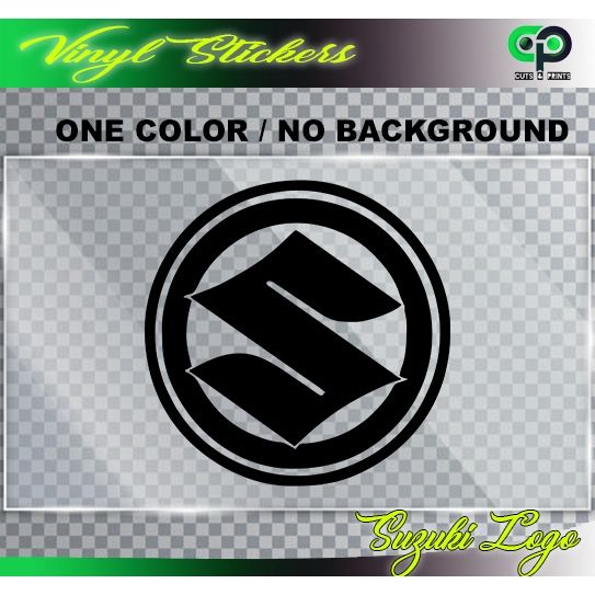 Suzuki Logo 009 - Vinyl Sticker (For Laptop, Motorcycle, Car, Etc ...