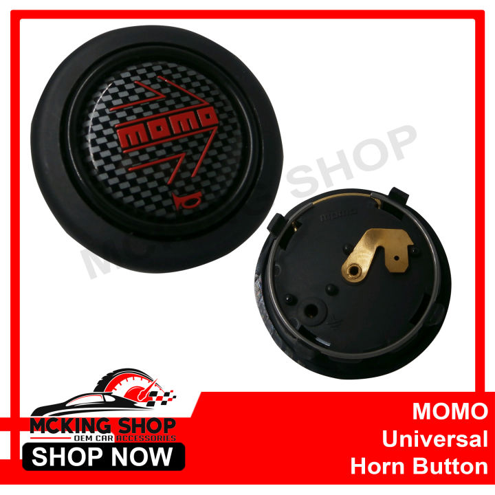 MOMO Universal Horn Button for All Car Model (Black with Carbon)MOMO ...