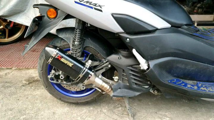 AKRAPOVIC FULL SYSTEM EXHAUST for YAMAHA NMAX V2 V2.1 AEROX V1 V2 ...