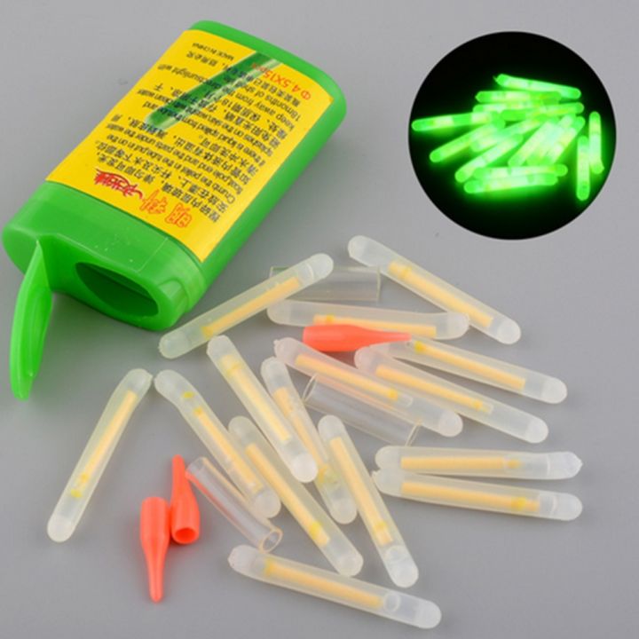 Ministar 15/20X Fishing Fluorescent Lightstick Light Night Float Clip ...