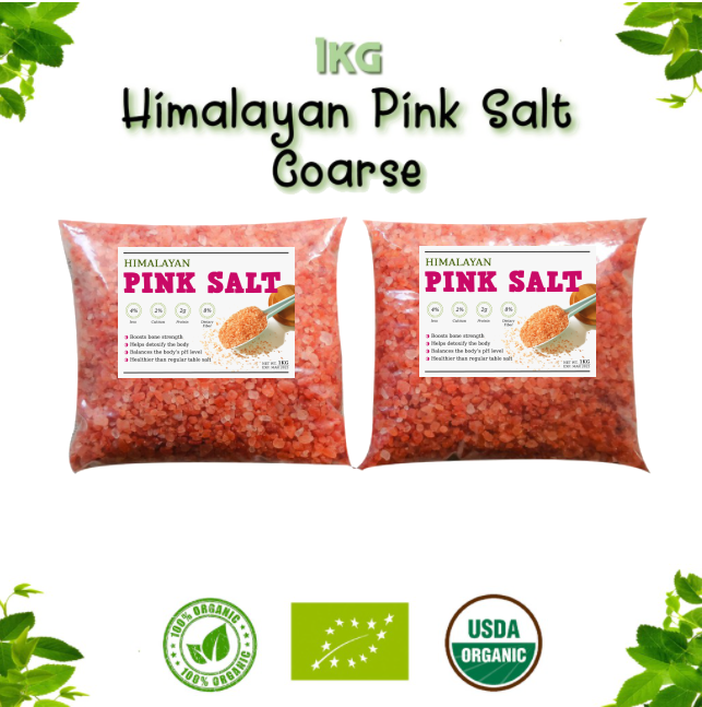 Zenfiber Himalayan Pink Salt- Fine/Coarse (1kg and 500g) | Lazada PH