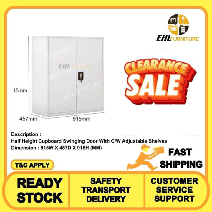EHL FURNITURE - METAL CABINET EHL FURNITURE Steel / Metal Cabinet Half ...