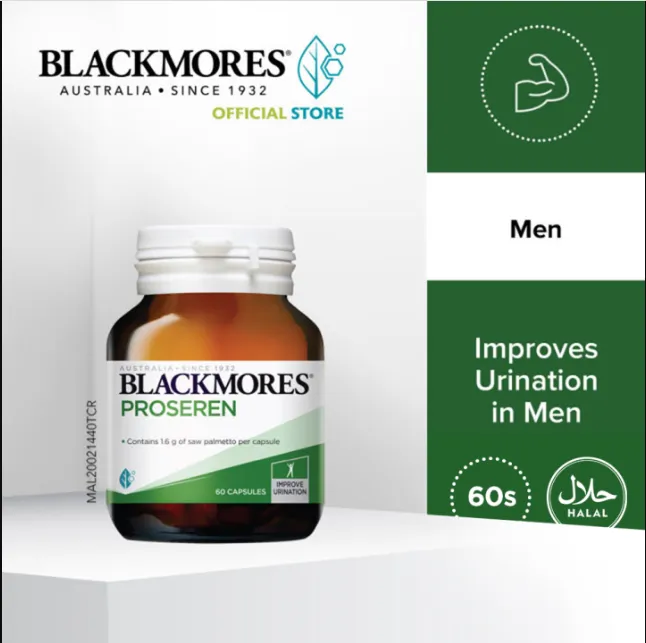 BLACKMORES PROSEREN (SAW PALMETTO) 60s - Improves Urination in Men | Lazada
